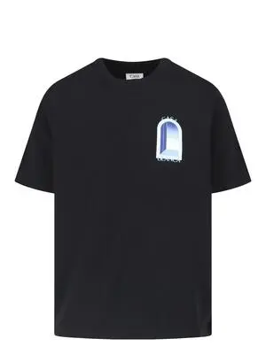 Casablanca Organic Cotton Jersey T-shirt - Black