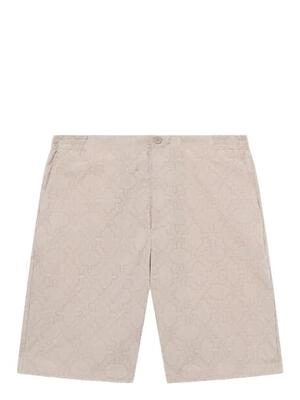 Off-White Arrow Monogram Bowling Shorts - String