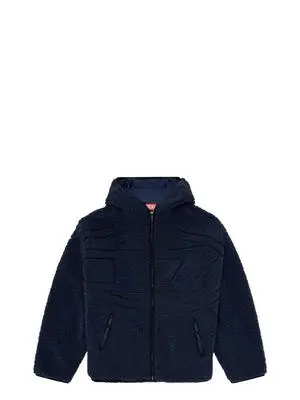 DIESEL® DIESEL S-ZAT Fleece Zip-Up Hoodie 81e