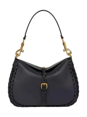 ETRO Medium Nappa Leather Pony Bag With Threading And Paisley Detailing