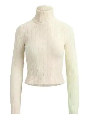 POLO RALPH LAUREN Polo Ralph Lauren Cable Knit Roll-Neck Sweater