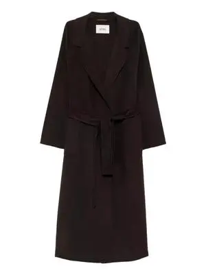 ARMA Suza Belted Wool Coat - Brown