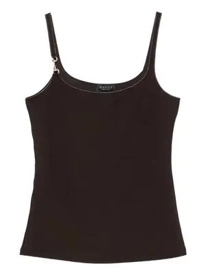 GUCCI Gucci Scoop Neck Spaghetti Strap Tank Top