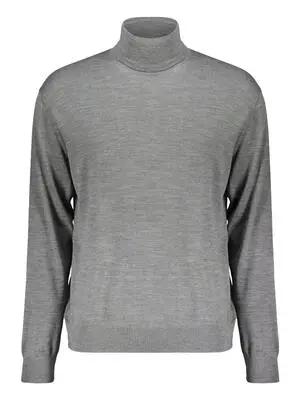 Paul & Shark Paul & Shark High-Neck Wool Sweater Grey