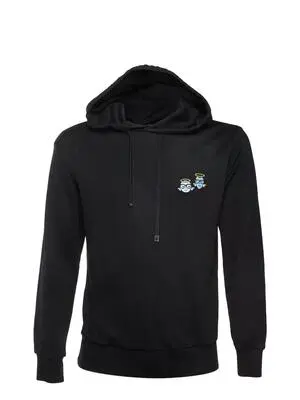 Dolce & Gabbana Embroidered Hoodie - Black