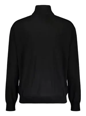 Paul & Shark Paul & Shark High-Neck Virgin Wool Sweater Black