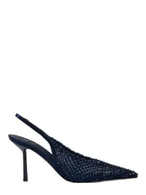 LE SILLA Le Silla Gilda Crystal-Embellished Slingback Pumps