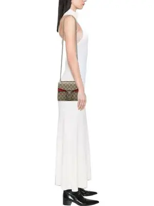 Gucci Gucci Small GG Supreme Dionysus Crossbody Bag Red