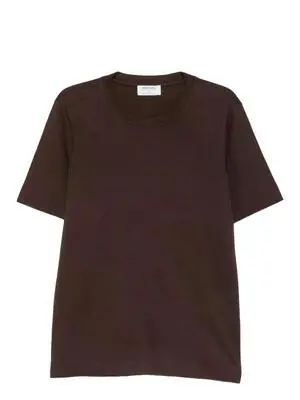 GRAN SASSO Crew-neck T-shirt - Brown
