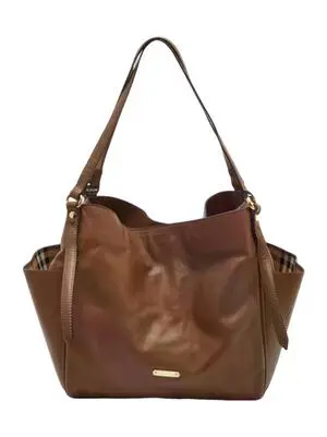 Burberry Canterbury Leather Tote Bag - Brown