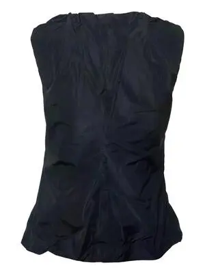 D&G PREOWNED D&G Ruched Zip-Up Top