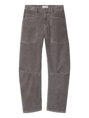 NILI LOTAN Shon Corduroy Trousers - Grey