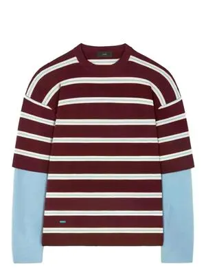 Alanui Rugby Club Double-sleeve Sweater - Red