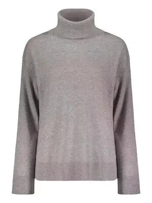 MOORER Ribbed-knit Roll-neck Sweater - Grey