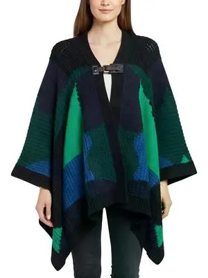 LOUIS VUITTON Crochet Knit Cape - Green