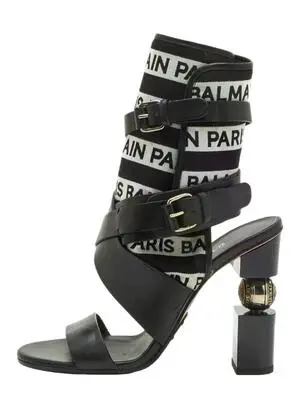 Burberry Logo-print Buckle-fastening Sandals - Black