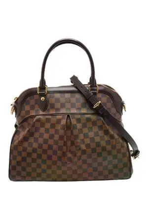 LOUIS VUITTON Damier Ebene Trevi Tote Bag - Brown