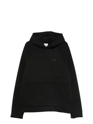 Calvin Klein Logo-print Raglan-sleeve Hoodie - Black