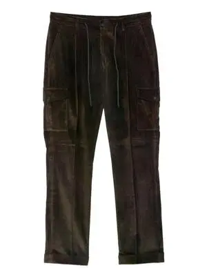 GRAN SASSO Corduroy Cargo Trousers - Brown