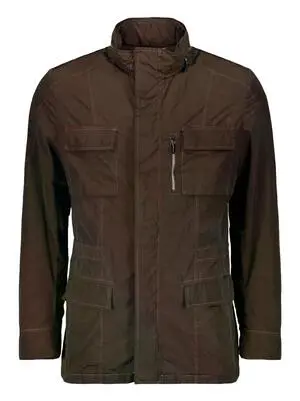 MOORER Manolo Multi-pocket Jacket - Brown