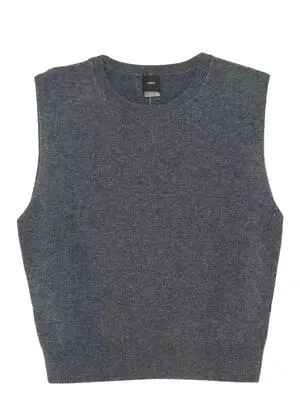 Pinko Knit Sleeveless Sweater - Grey