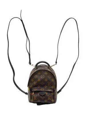 LOUIS VUITTON Louis Vuitton Mini Palm Springs Backpack Brown