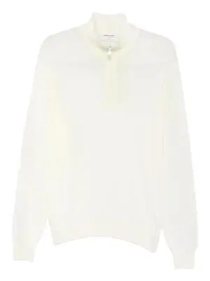 GRAN SASSO Half-zip Wool Sweater - Neutrals
