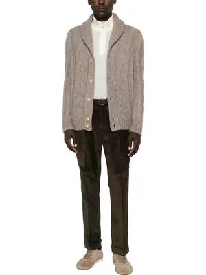 GRAN SASSO Half-zip Wool Sweater - Neutrals