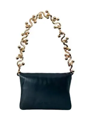 Sportmax Sculptural Chain-strap Mini Bag - Black