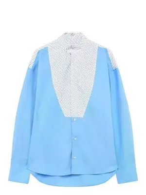 MSGM MSGM Paneled Cotton Shirt
