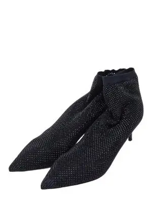 LE SILLA Gilda Crystal-embellished Stretch Boots - Black
