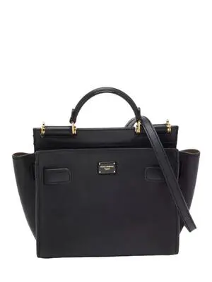 Dolce & Gabbana Dolce & Gabbana Sicily 62 Top Handle Bag Black
