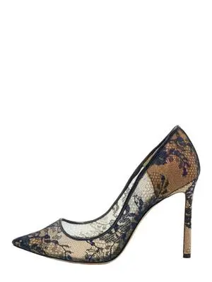 JIMMY CHOO Jimmy Choo Romy Lace Pumps Neutrals