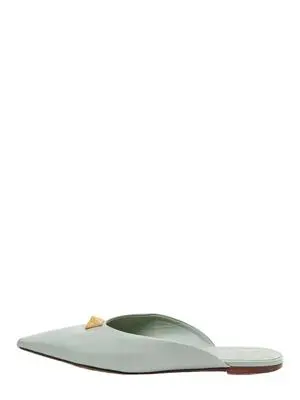 Valentino Garavani Valentino Garavani Rockstud Pointed-Toe Mules Green