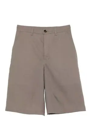 Rick Owens Pressed Crease Tailored Shorts - Grey