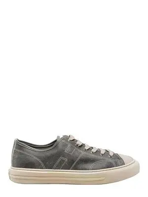 Hogan H-stitch Lace-up Sneakers - Grey