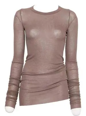 RICK OWENS Rick Owens Ribbed Long-Sleeve T-Shirt
