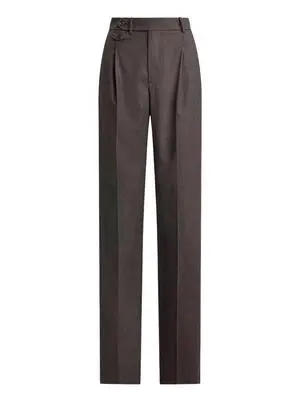 POLO RALPH LAUREN Polo Ralph Lauren Pleated Straight-Leg Trousers