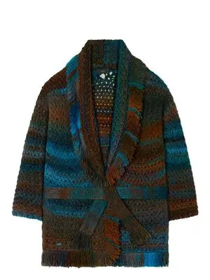 Alanui Kauai Shades Belted Cardigan - Brown