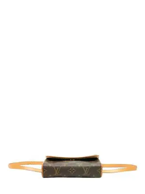 LOUIS VUITTON Monogram Florentine Belt Bag - Brown