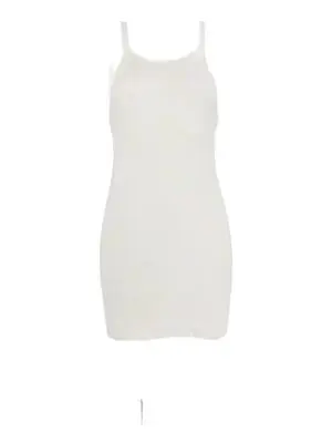 Rick Owens Ribbed Racer-back Tank Top - Neutrals
