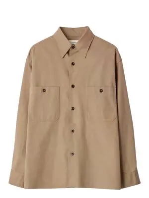 LEMAIRE Two-pocket Shirt In Light Cotton Twill