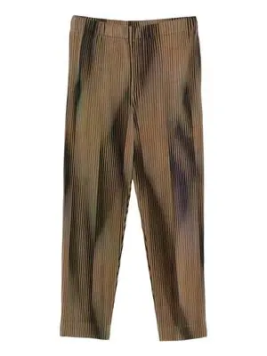 ISSEY MIYAKE Homme Plissé Issey Miyake Cropped Pleated Trousers