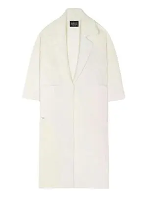 Alanui Rib-knit Belted Coat - Neutrals