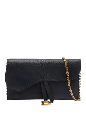 Dior Saddle Chain-strap Cross Body Bag - Black