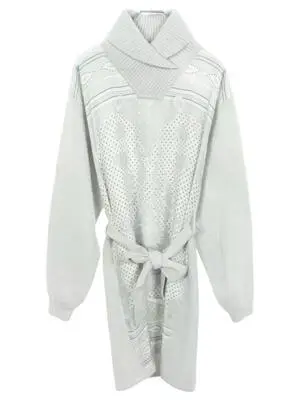 Hermès Brides De Gala Belted Dress - Blue