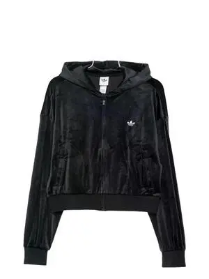 ADIDAS Velour Zip-Up Hoodie