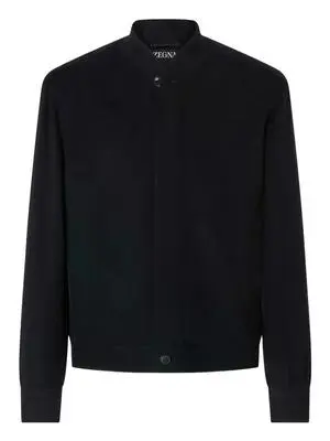 Zegna Oasi Cashmere-elements Bomber Jacket - Blue