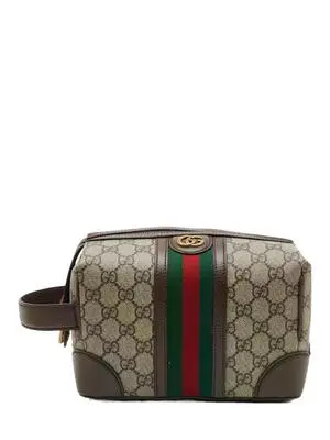 Gucci Savoy Gg Supreme Pouch - Neutrals