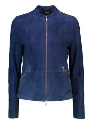 MOORER Moorer Suede Zip-Up Jacket